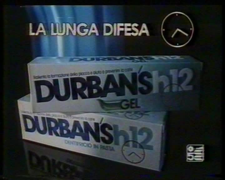Pubblicità Durban'S H12 Dentifricio E Gel (1985) - Spot 80, la casa ...